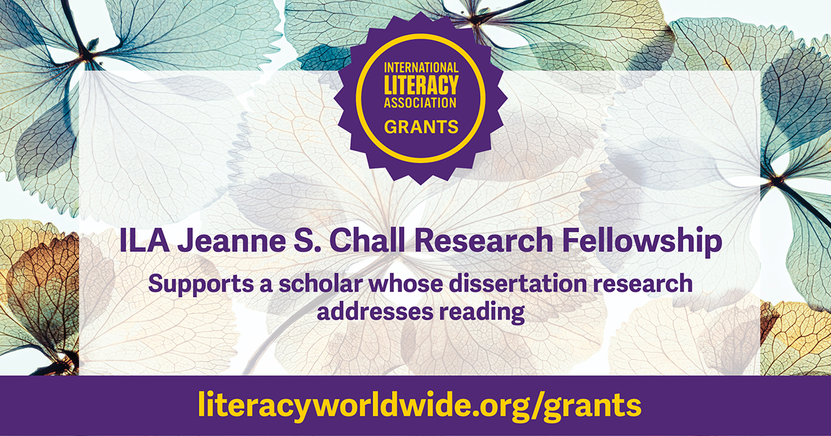 Jeanne S. Chall Research Fellowship | International Literacy Association